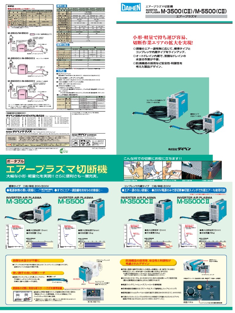 OTC - M3500 Plasma Cutting Machines | PDF