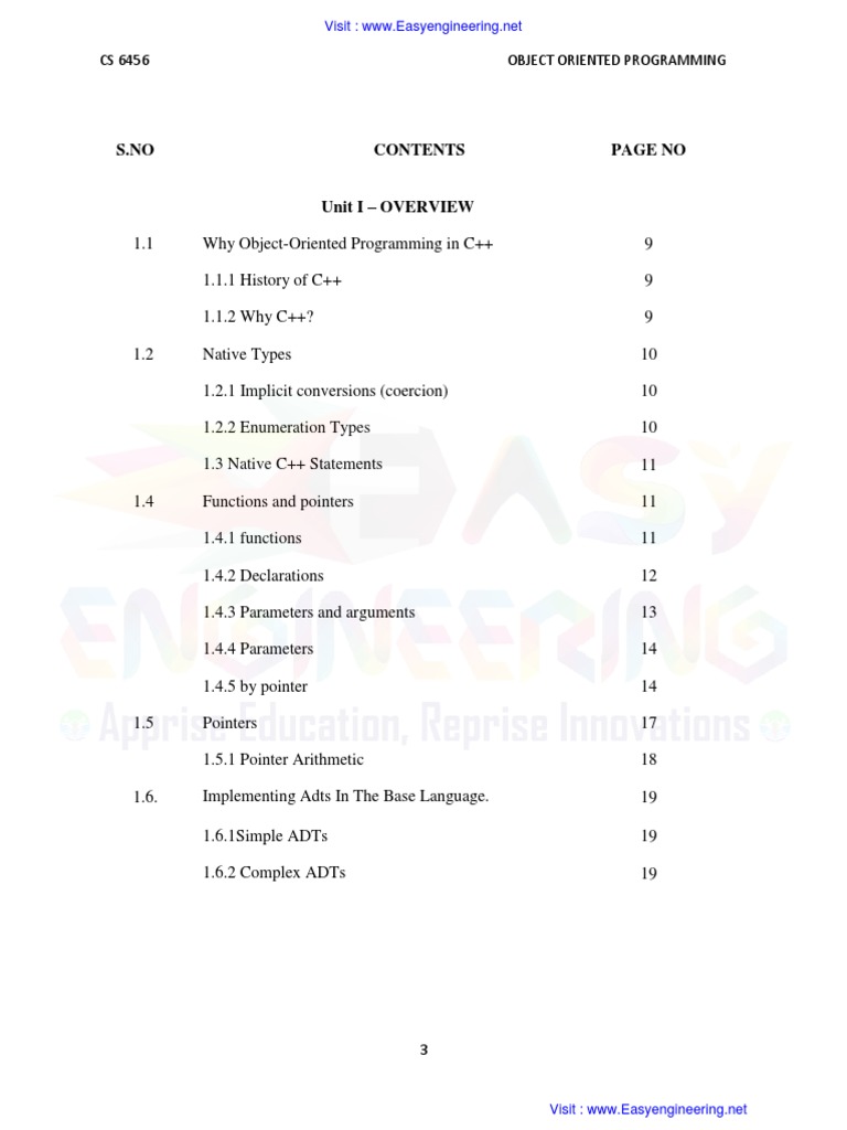 CS6456 Oops 1 PDF | PDF | Parameter (Computer Programming) | C++