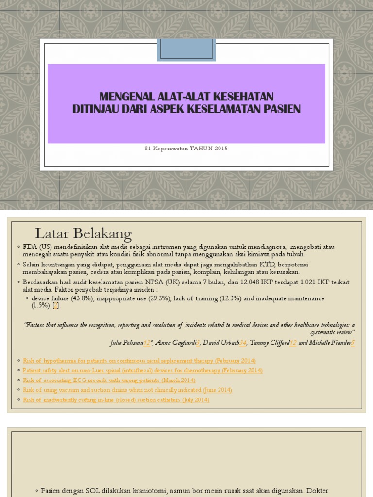 Mengenal Alat-Alat Kesehatan | PDF | Kesehatan Holistik