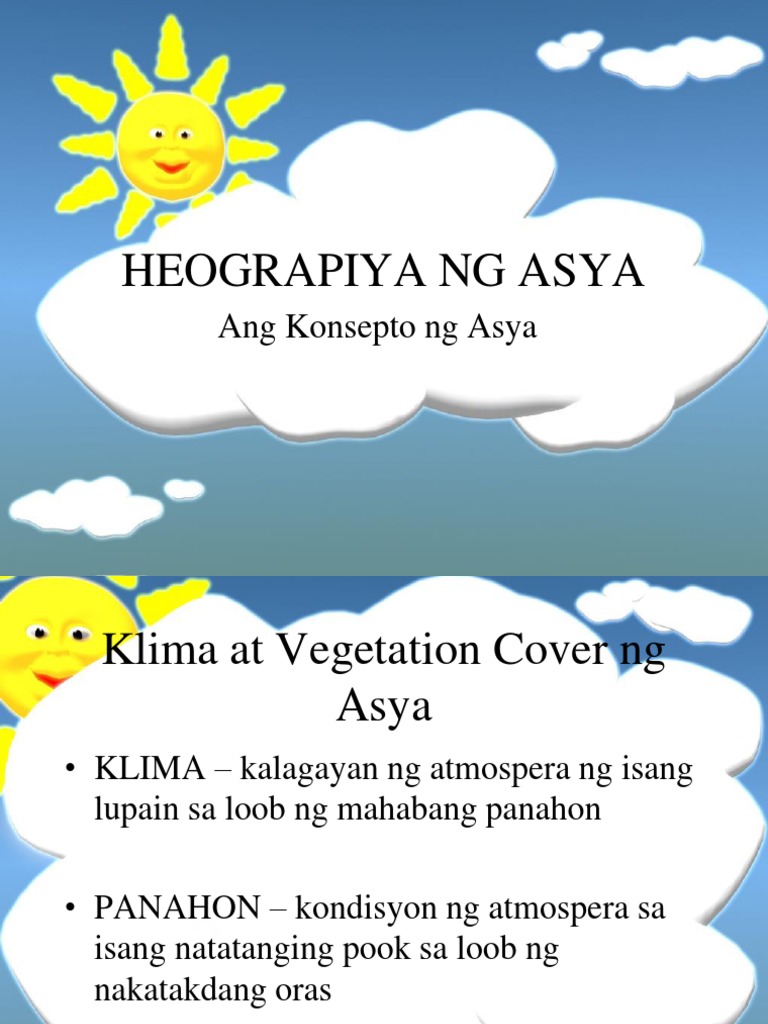 Heograpiya NG Asy Klima at Vegetation Cover NG Asya | PDF