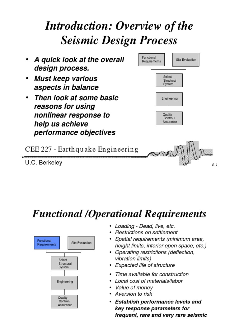 Overview of Seismic Design | PDF | Earthquake Engineering | Earthquakes