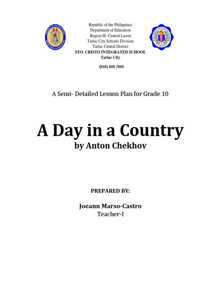 Semi-Detailed Lesson Plan For Cot | PDF | Lesson Plan | Pedagogy