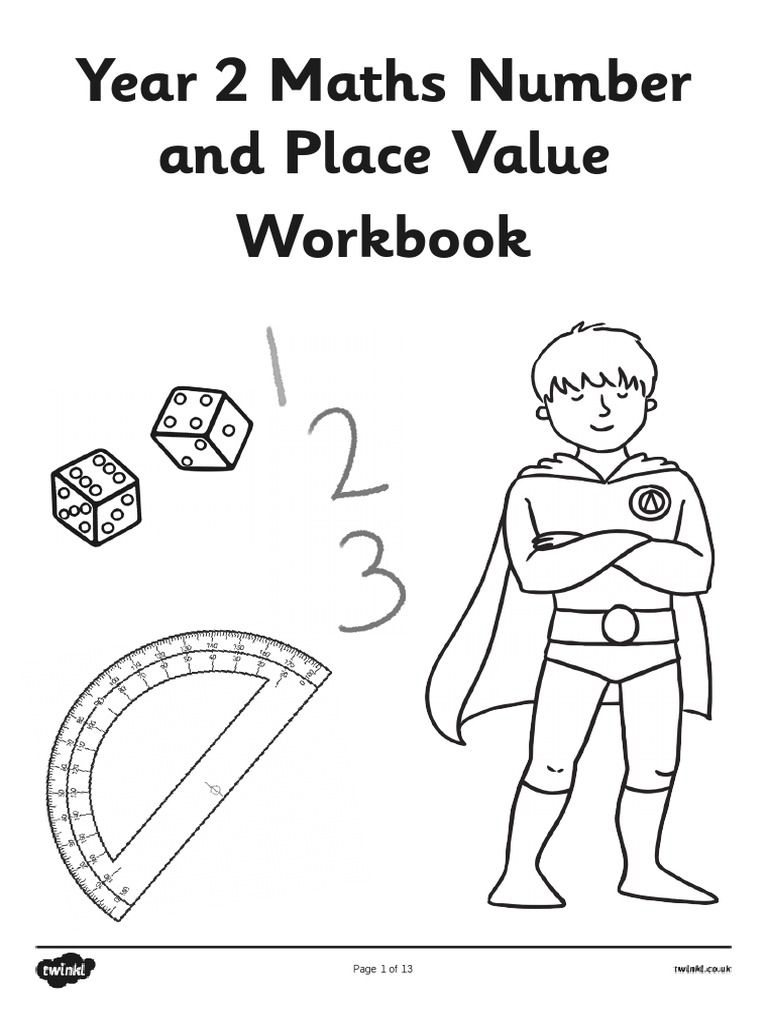 Maths Number and Place Value Workbook | PDF | Worksheet | Numbers