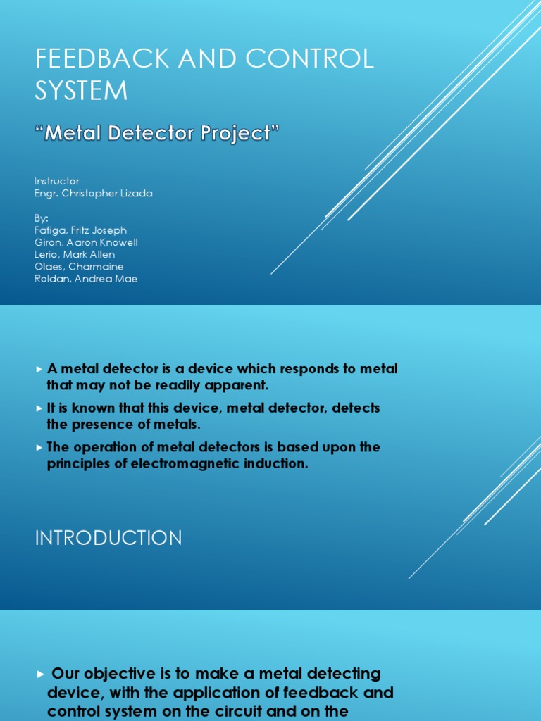 Feedback and Control System | Download Free PDF | Metal Detector | Inductor