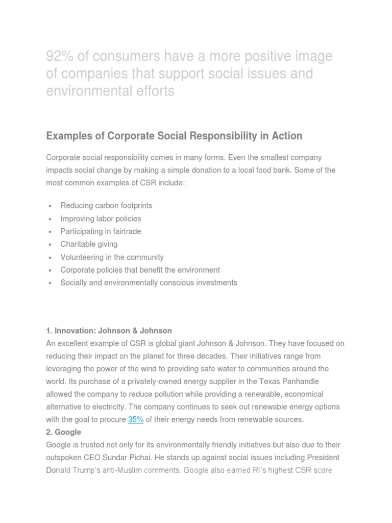CSR Data | PDF | Corporate Social Responsibility | Sustainability