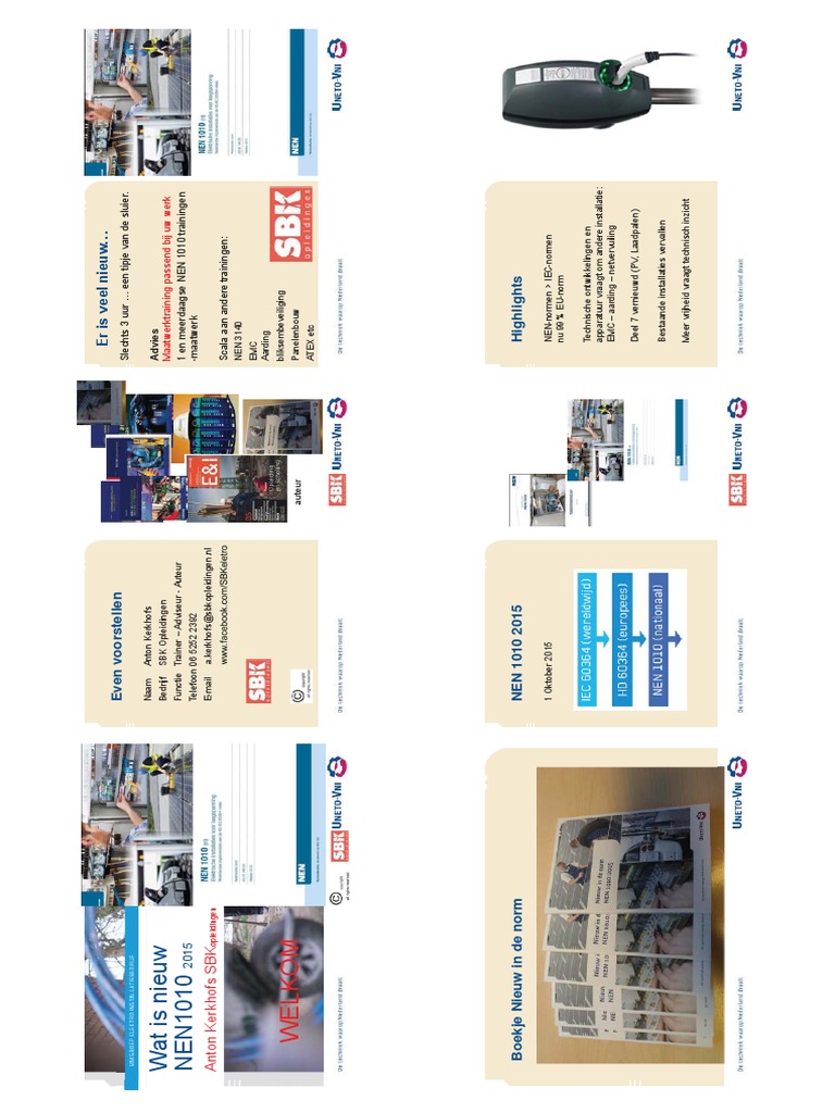 Presentatie - Nieuw in de Norm NEN 1010 - 2015 | PDF