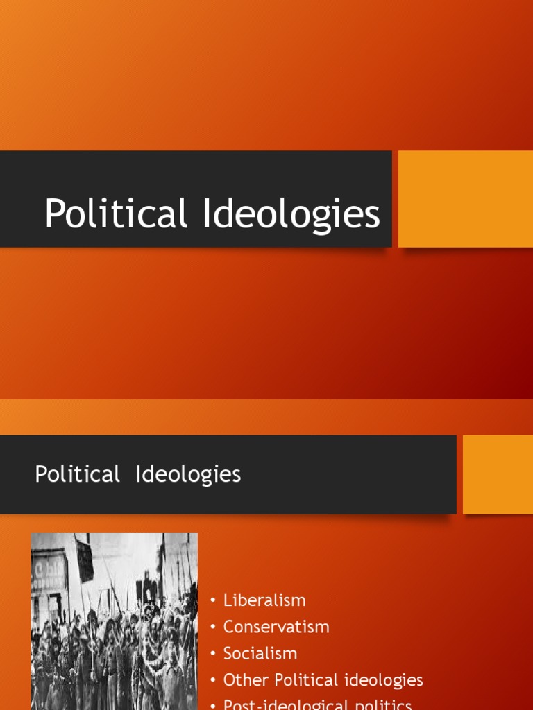 Political Ideologies Ppt. | Liberalism | Conservatism