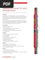 RTTS Packer: Technical Data Sheet | PDF | Pipe (Fluid Conveyance) | Valve