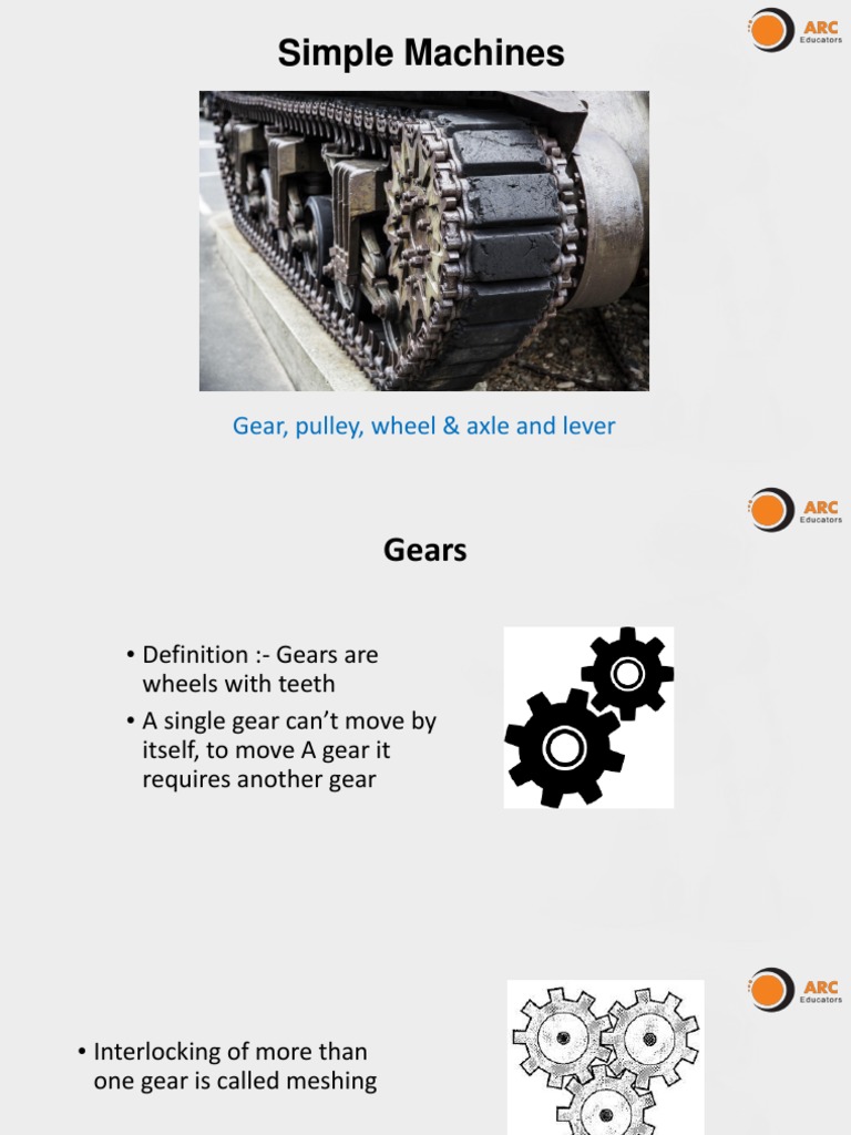 Gear and Pulley | PDF