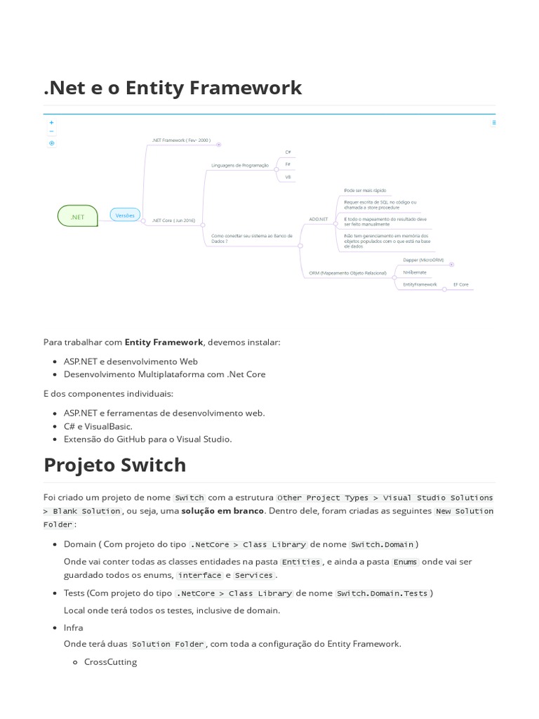Entity Framework | PDF | Microsoft Visual Studio | C Sharp (linguagem ...