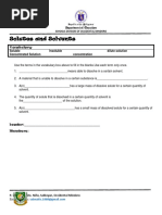 Six Essential Nutrients Worksheet Guide | PDF