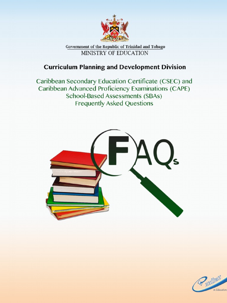 Csec Cape Sba Guide | Download Free PDF | Test (Assessment) | Curriculum