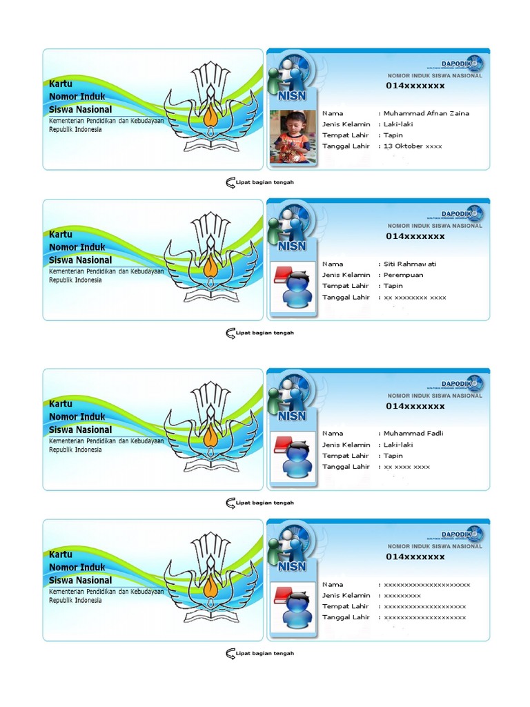 Cetak Kartu NISN Manual | PDF