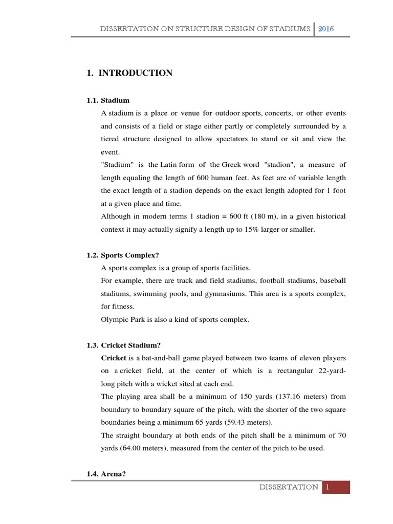 Stadium Structural Design Overview | PDF | Stadium | Truss