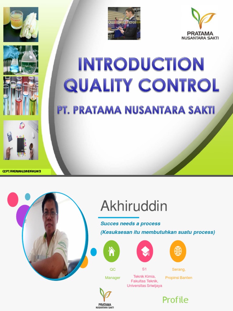 01 Introduction Quality Control | PDF