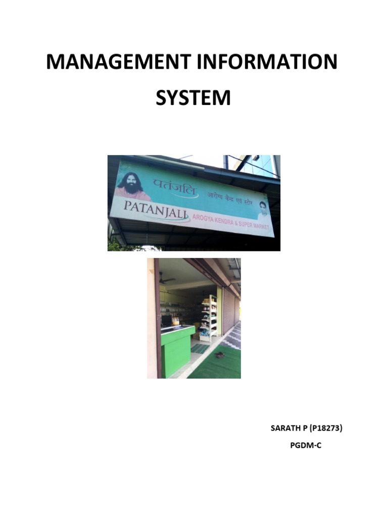 Sarath P p18273 (Management Information System Assignment) | PDF | Computing | Software
