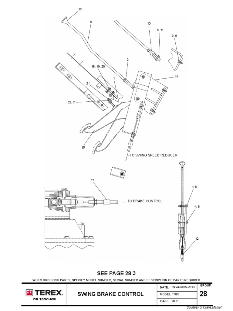 Terex Truck Cranes Spec 835b8f (721A0261 SWING BREAK CONTROL) | PDF ...