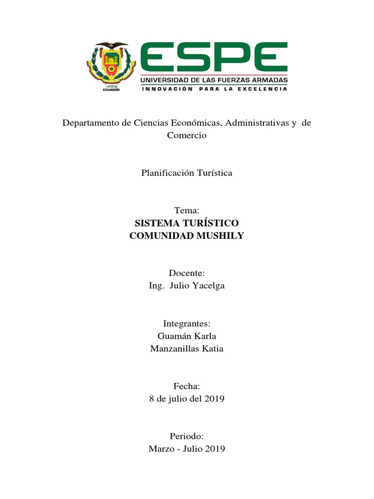 Comunidad Chiguilpe Informe Final-1 | PDF | Turismo | Museo
