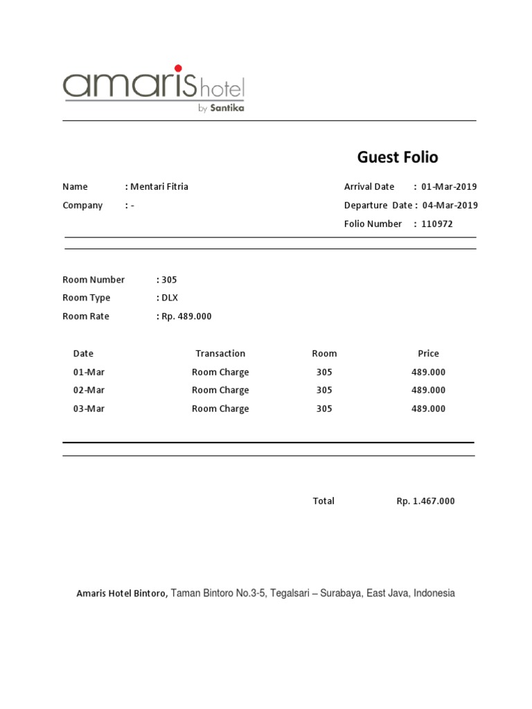 Invoice Amaris 2 | PDF