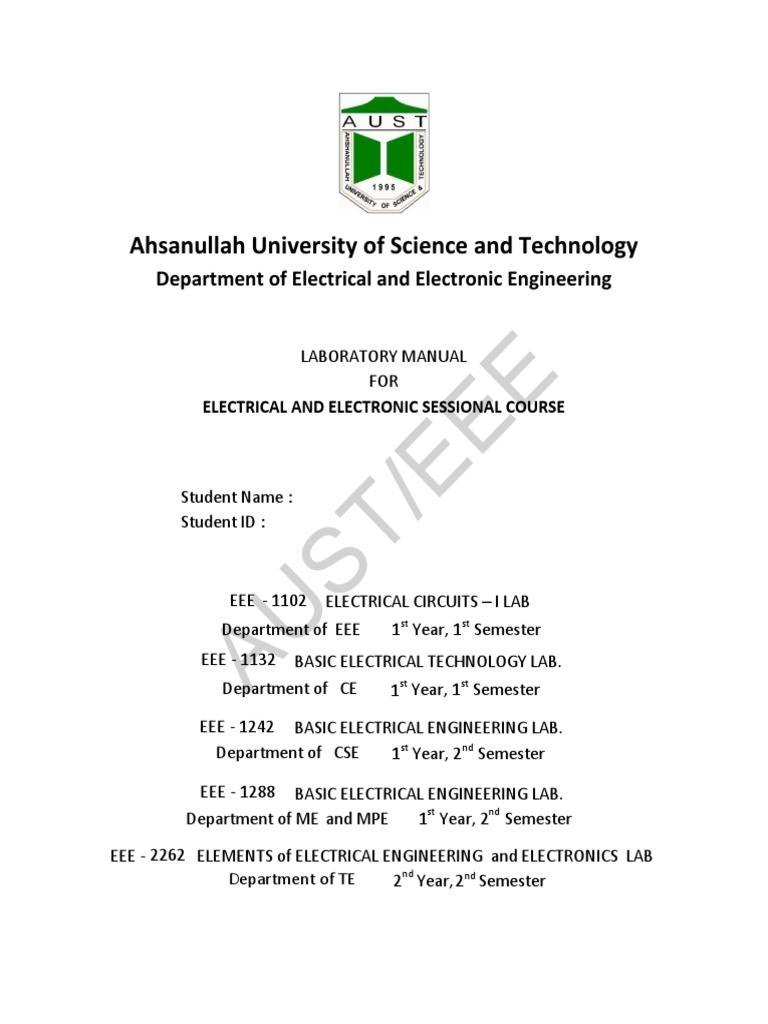 1 1 Eee 1102 | PDF | Series And Parallel Circuits | Electrical Network