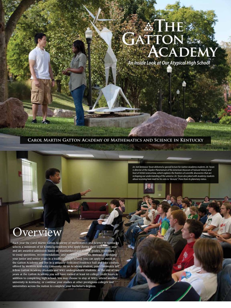 The Gatton Academy: An Inside Look at Our Atypical High School | PDF ...