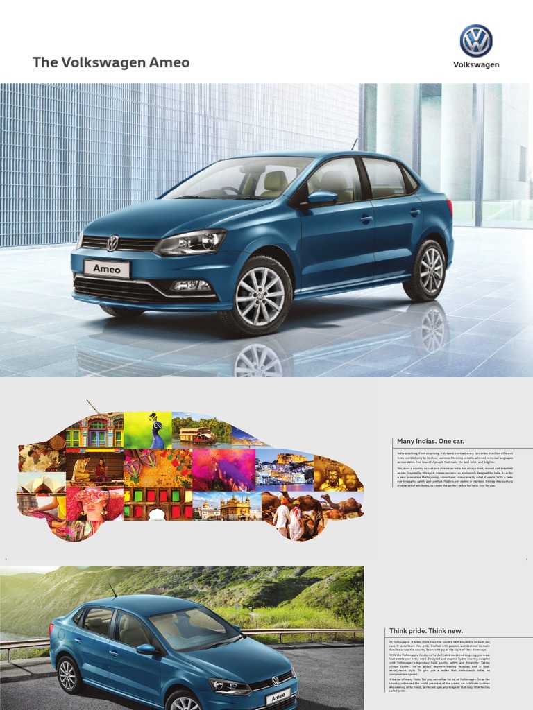 Ameo Plus Ebrochure PDF | PDF | Anti Lock Braking System | Diesel Engine