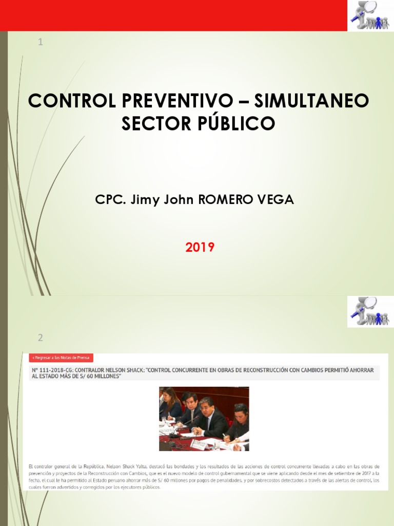 Control Preventivo - Simultaneo 2019 | Estado (política) | Gobierno
