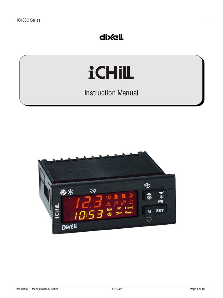 IC100C Series User Manual | PDF | Heat Pump | Hvac