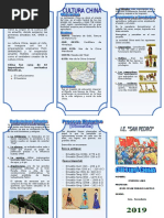 La Civilización China - Triptico | PDF | Historia de china | China