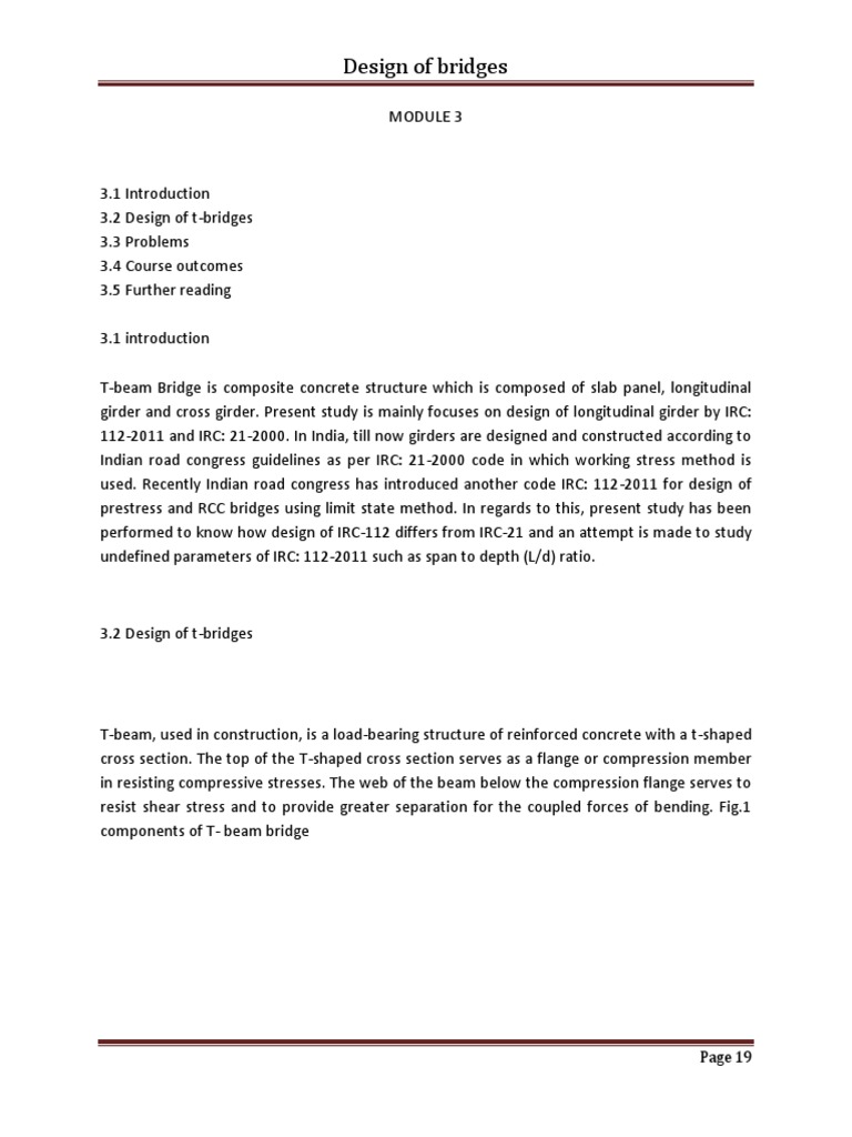 Design of Bridges1 | PDF | Bridge | Beam (Structure)