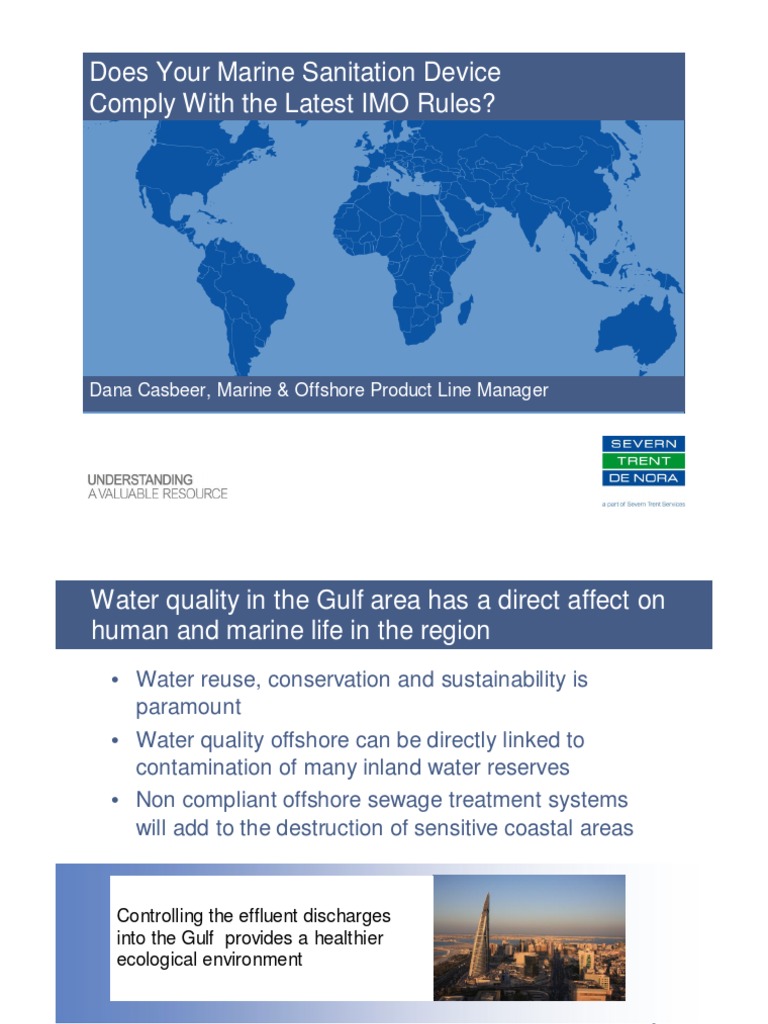 IMO Complient Sanitation Devices | PDF | Sewage Treatment | Sanitation