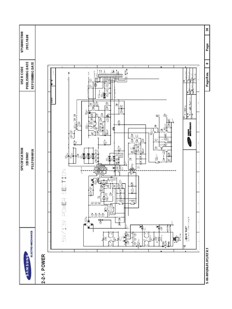 LED TV Power Supply and Block Diagram | PDF
