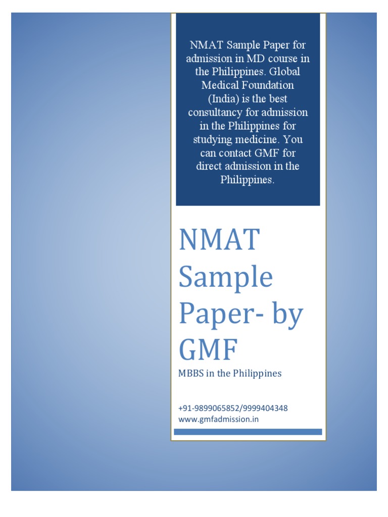 NMAT Practice Set - Part I | PDF