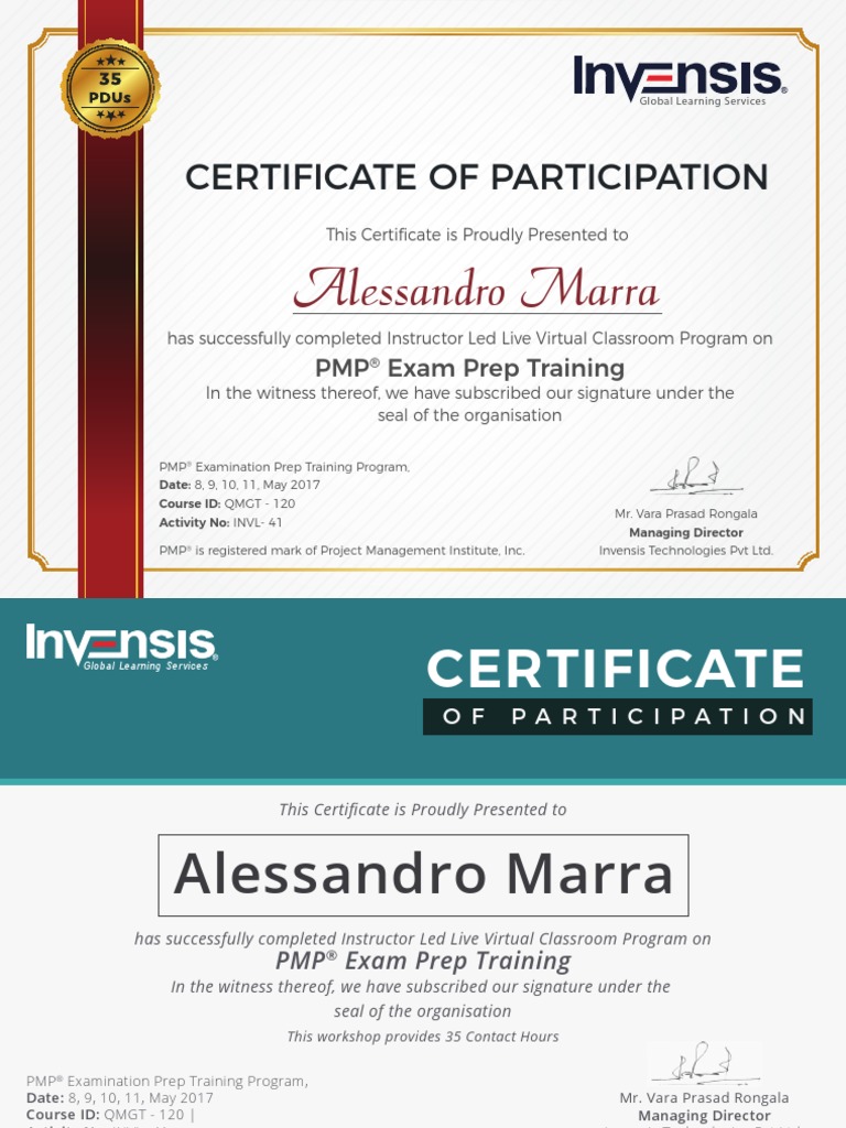 Certificate - Sample | PDF | Distance Education