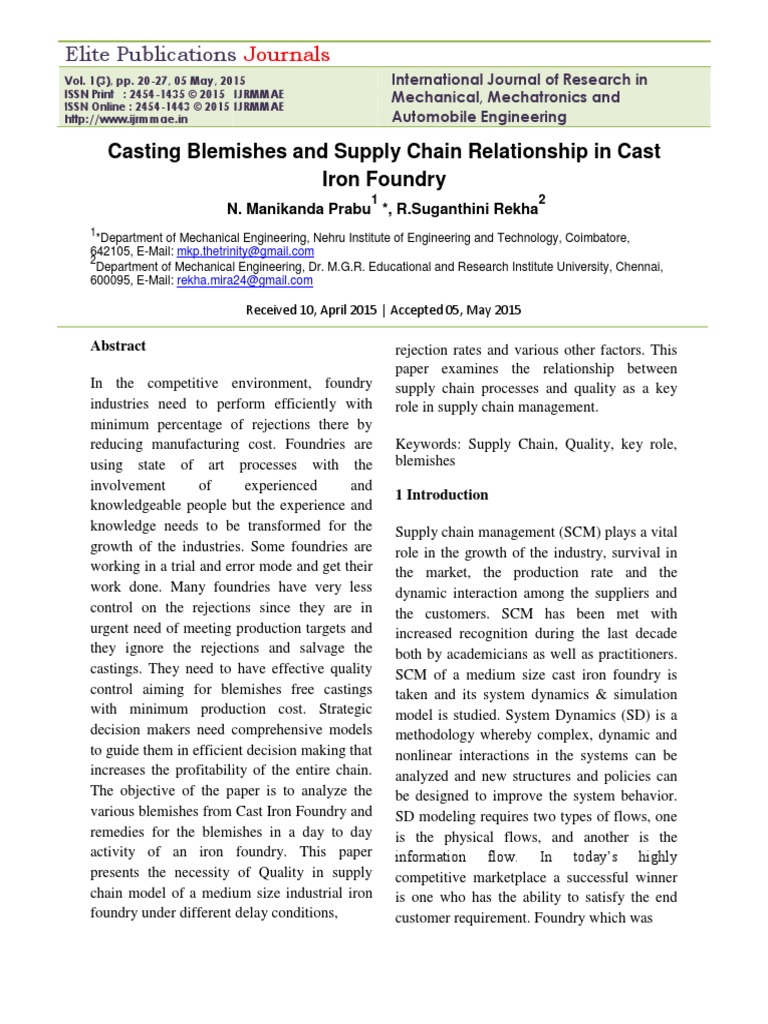 Foundry Detail | PDF | Foundry | Supply Chain