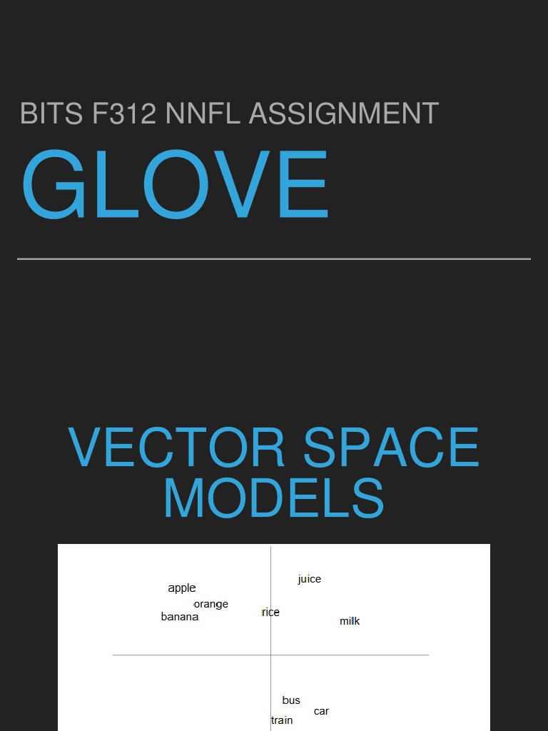 Bits F312 NNFL Assignment: Glove | PDF