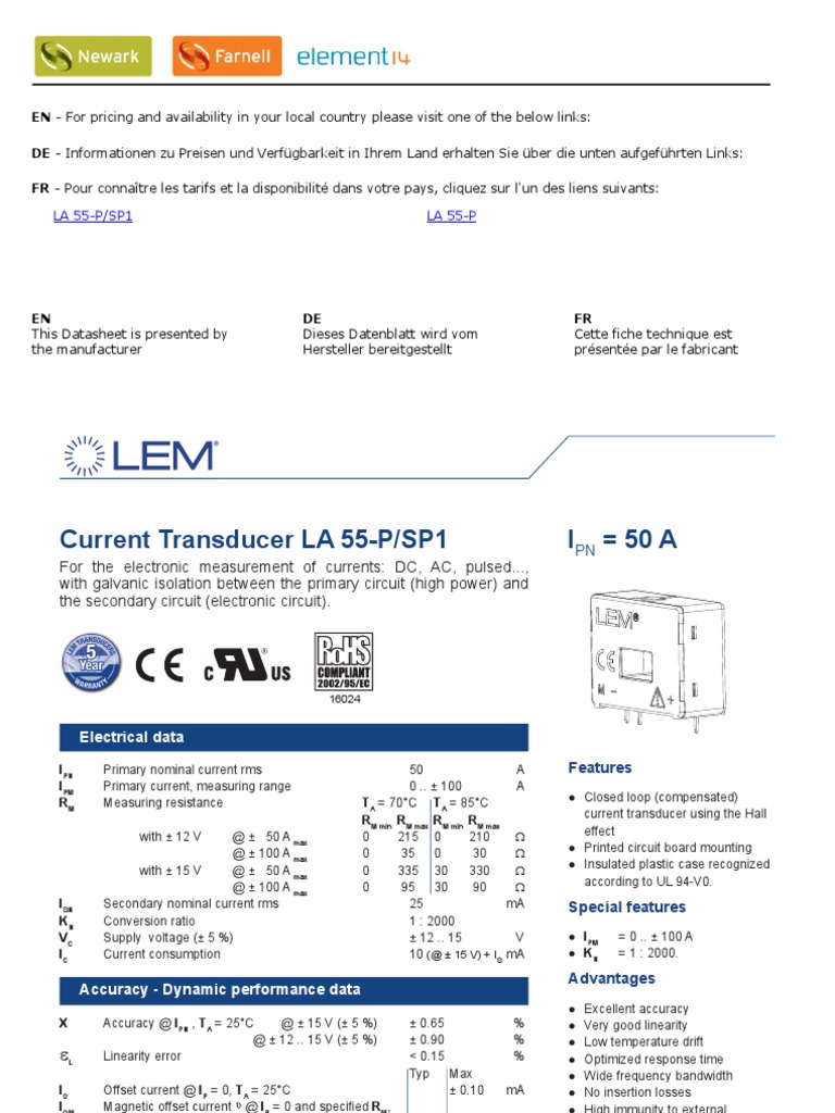 La 55-P/SP1 La 55-P | Download Free PDF | Power Supply | Electric Motor