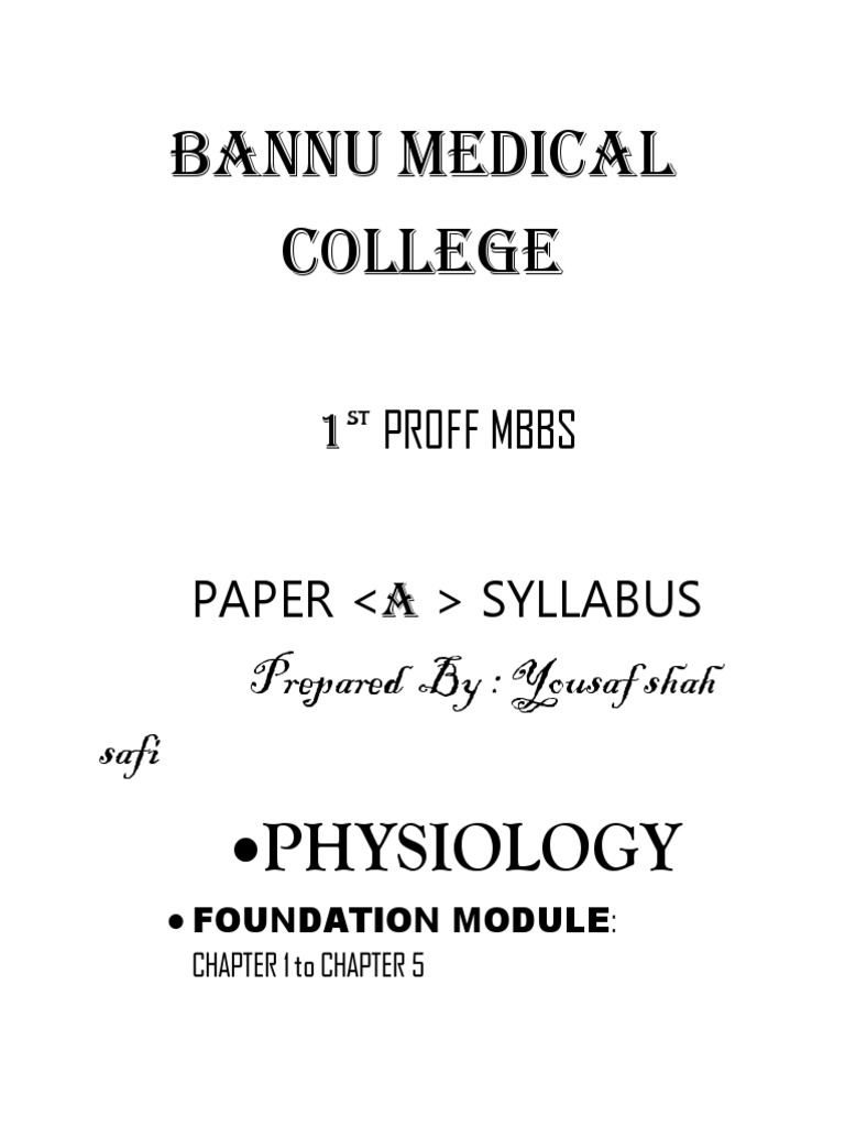 Paper A Syllabus Included | PDF