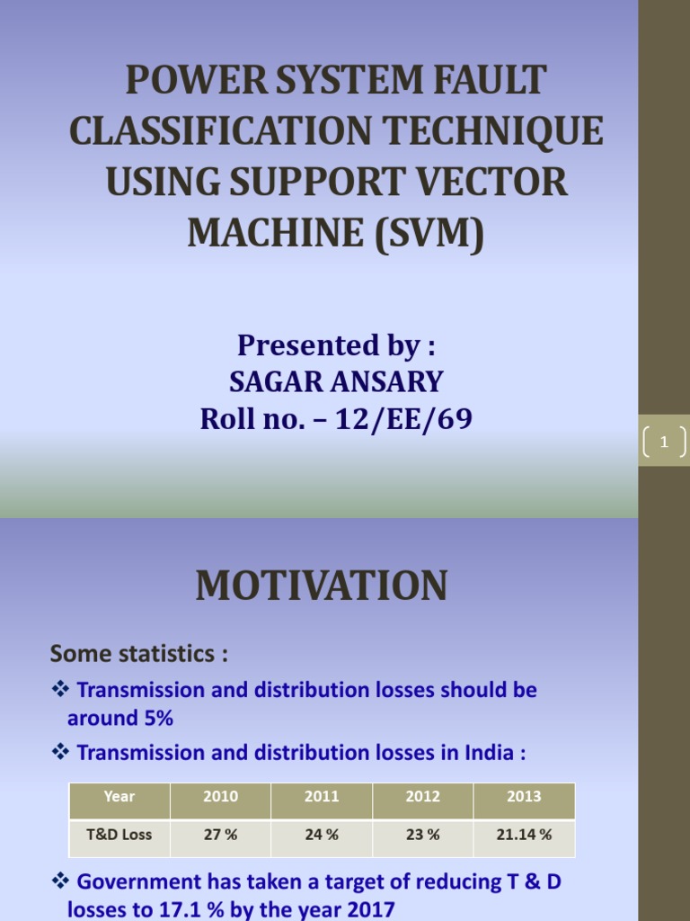 Fault Classification by SVM | PDF | Theoretical Computer Science ...