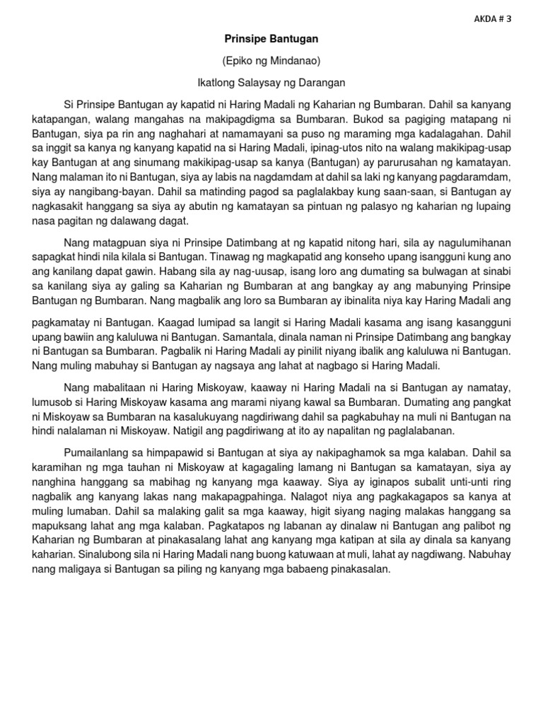 Prinsipe Bantugan | PDF