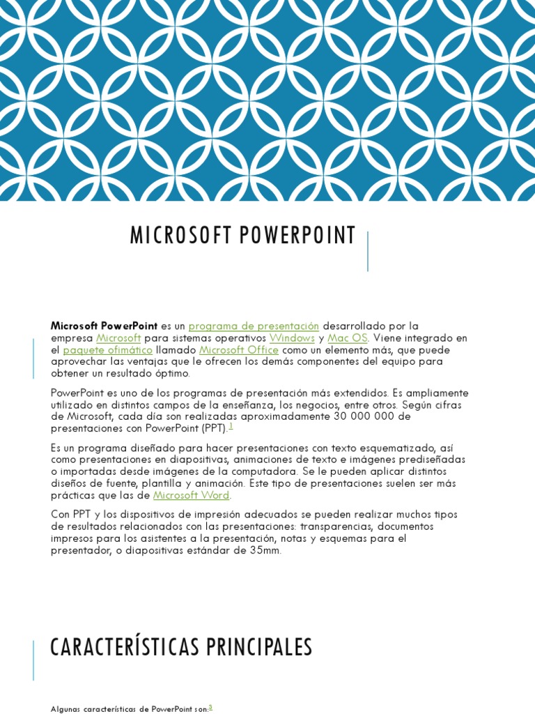 Presentación de Microsoft PowerPoint | PDF | Microsoft PowerPoint ...