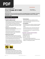 Shell Omala S2 G 220 Datasheet | PDF | Gear | Building Engineering