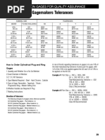 Tolerance Chart BS 969 1982 | PDF