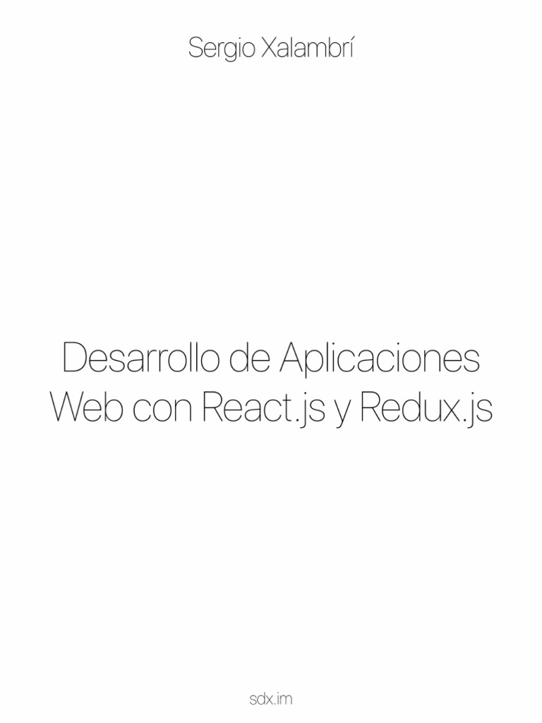 React Redux | PDF | Middleware | Lenguaje de programación