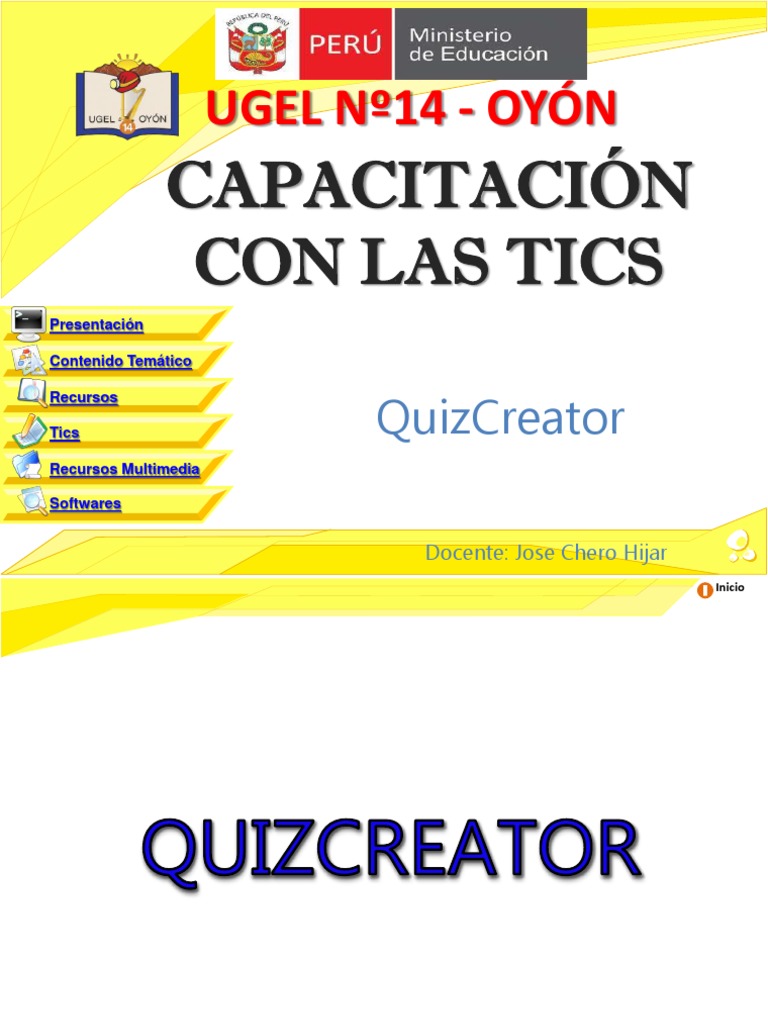 Tutorial de Quizcreator | PDF | Point and Click | Tecnología de información y comunicaciones