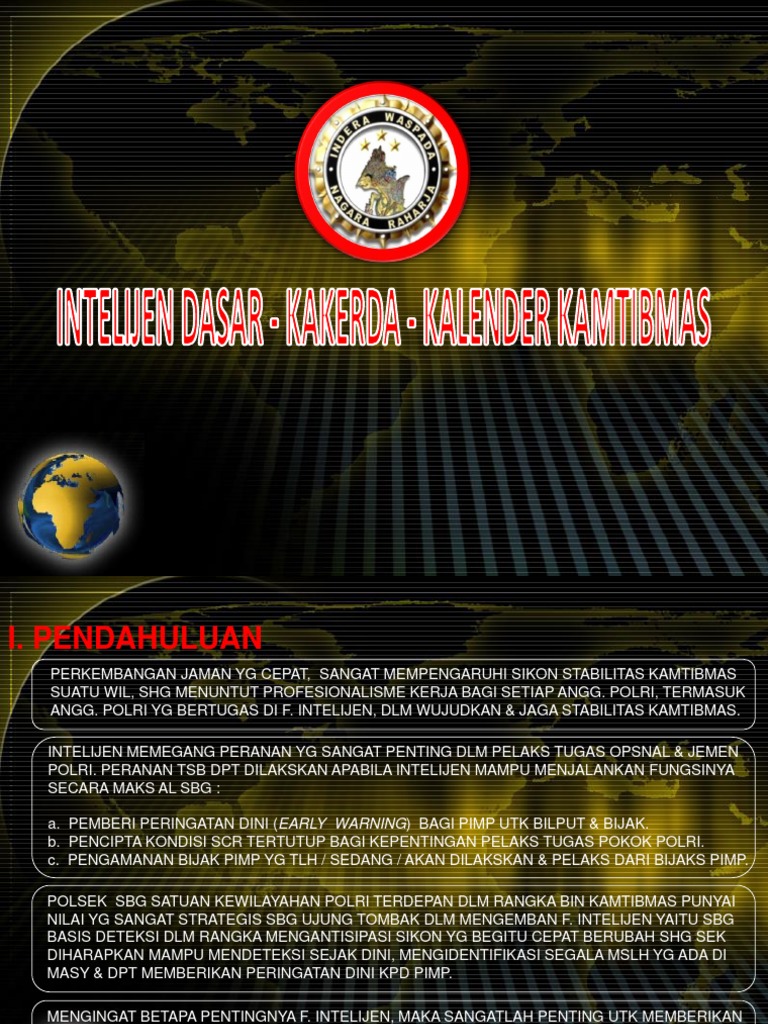 Intelijen Dasar | PDF