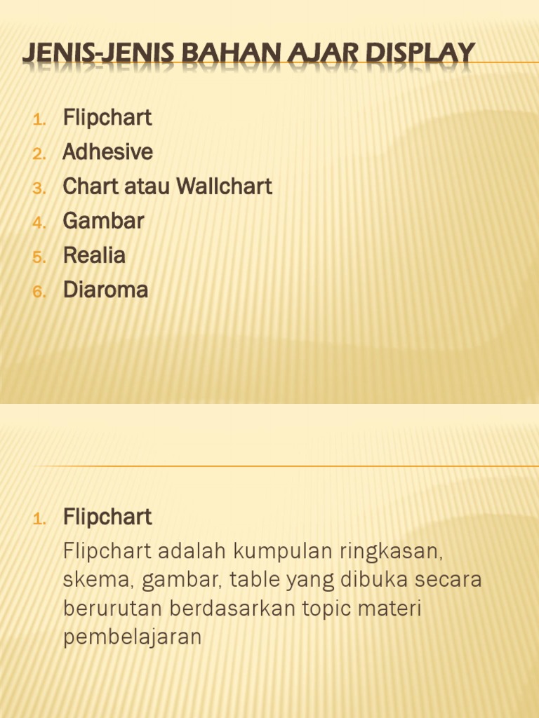 Jenis-Jenis Bahan Ajar | PDF