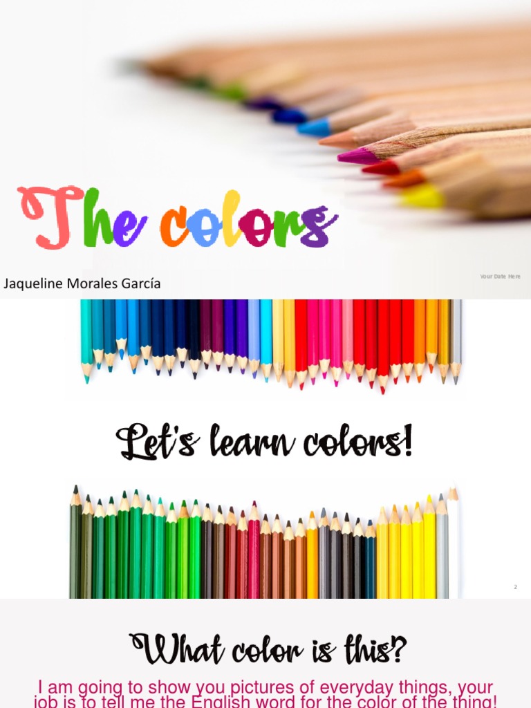 Colors in English For Kids | PDF