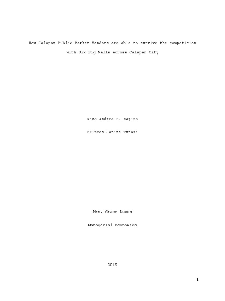 How Calapan Public Market Vendors Are Able To Survive The Competition ...