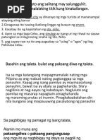 Filipino5 - q1 - Mod1 - Pag Uugnay NG Sariling Karanasan Sa ...
